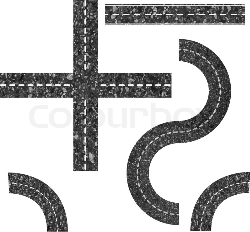 Moderne Autobahn-Karte-Toolkit. ... | Stock-Vektor | Colourbox