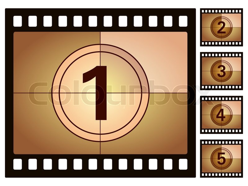 Film Countdown Clip Art