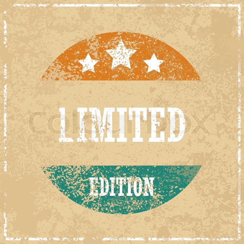 Paper limited edition abstract grunge ... | Stock vector | Colourbox