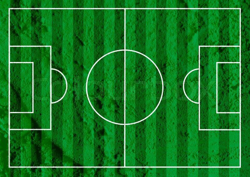 Soccer field or Football textured grass ... | Stock image | Colourbox