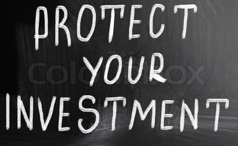 Protect your investment | Stock image | Colourbox