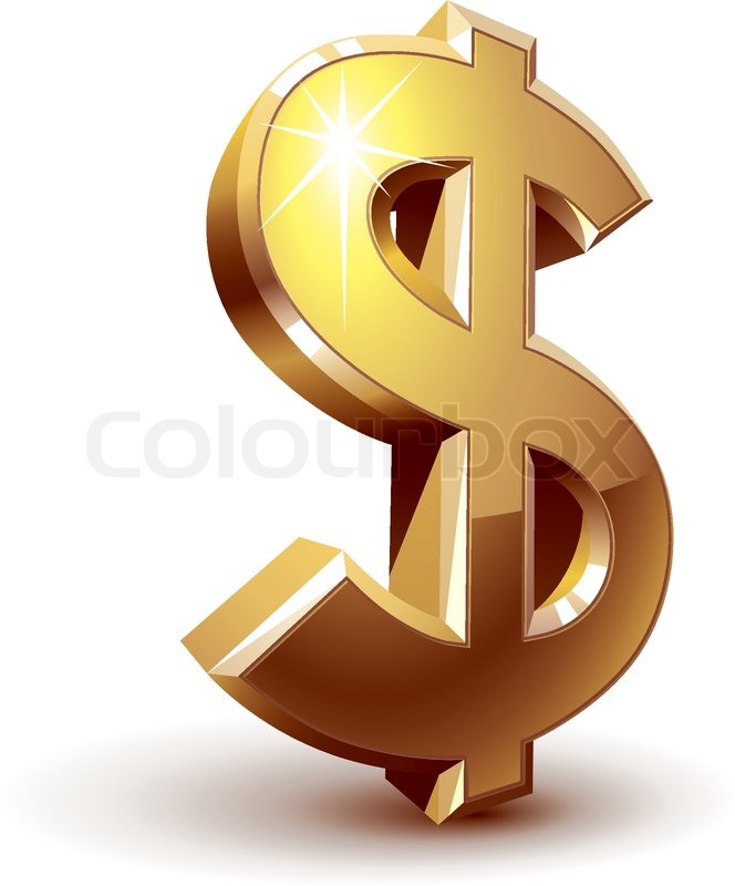 Double Gold Dollar Signs