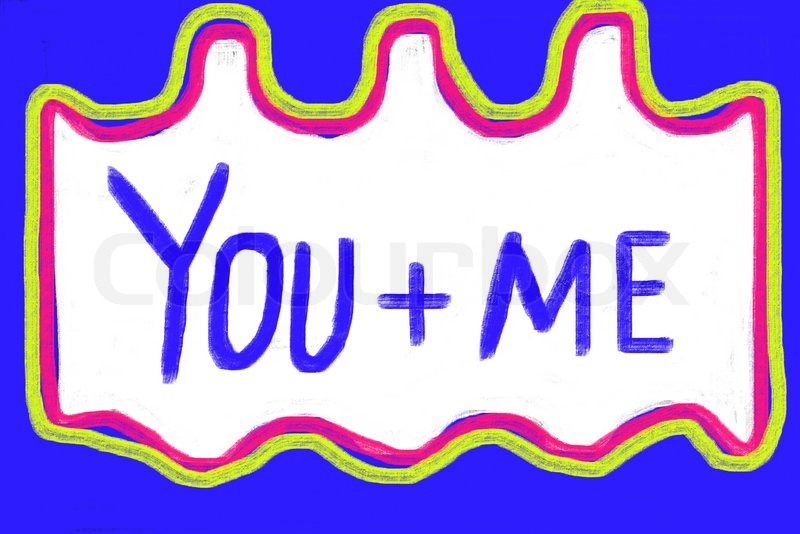You and me concept | Stock image | Colourbox