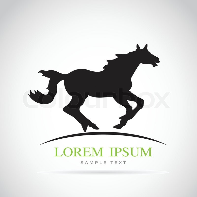 Vektor-Bild von einem Pferd | Stock-Vektor | Colourbox