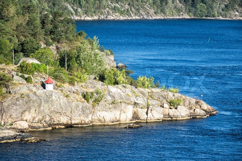 Landscape in the Oslofjord in Norway. | Stock image | Colourbox