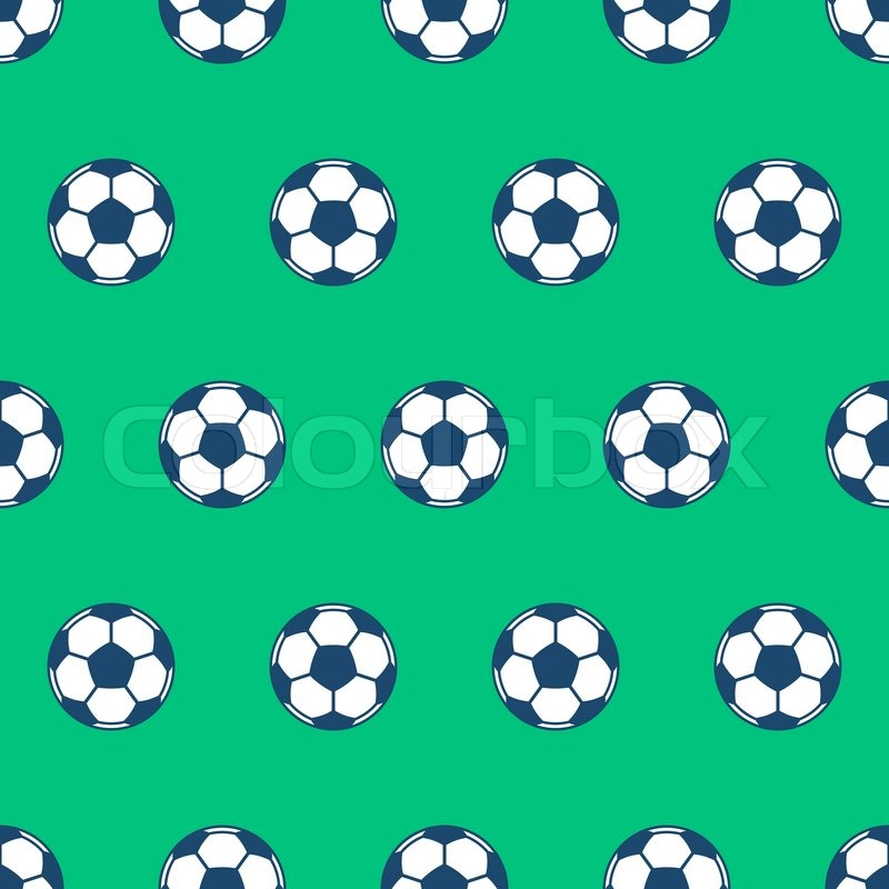 Seamless pattern of the football / ... | Stock vector | Colourbox