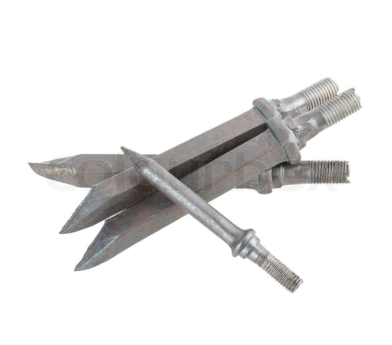 Harrow tooth isolated on white ... | Stock image | Colourbox