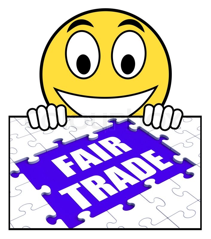Fair Trade Sign Meaning Shop Or Buy ... | Stock image | Colourbox