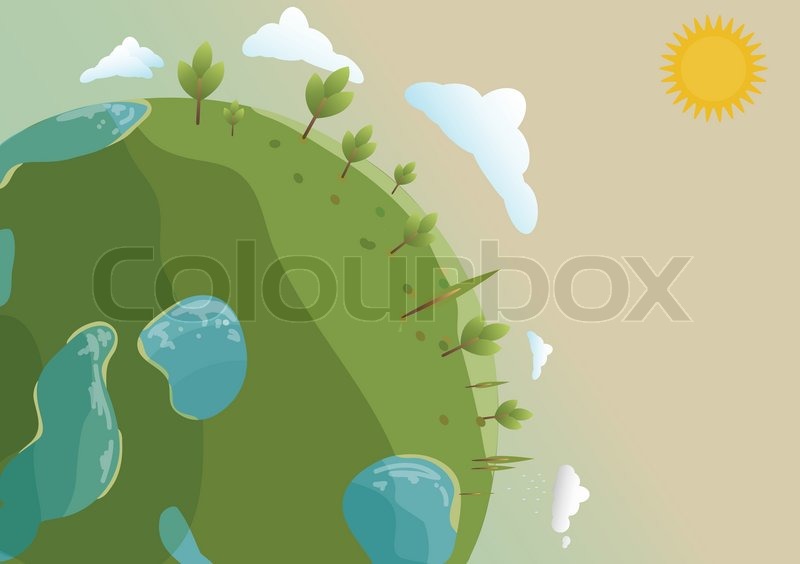 Cartoon world | Stock vector | Colourbox