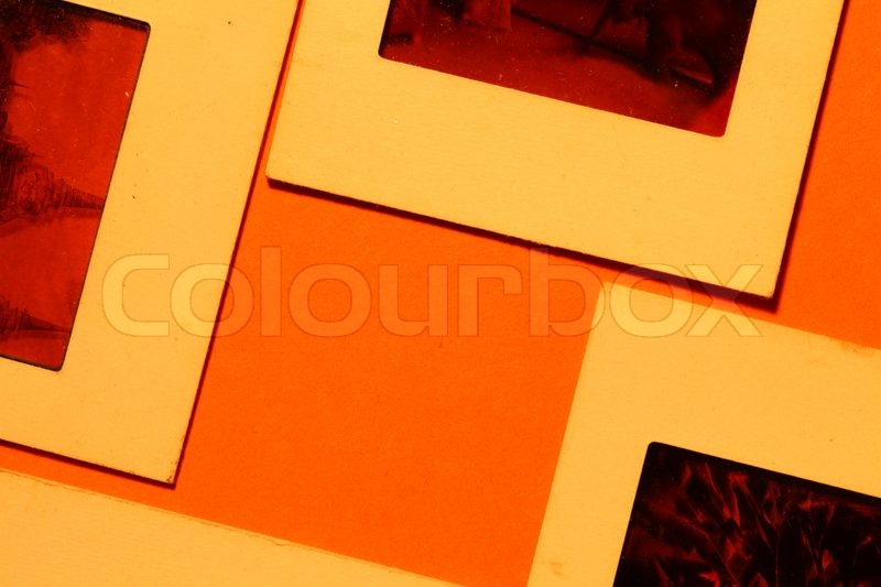 Old 35 mm slide Film | Stock image | Colourbox