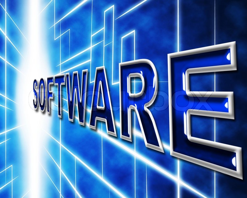 Software-Technologie darstellt, ... | Stock Bild | Colourbox