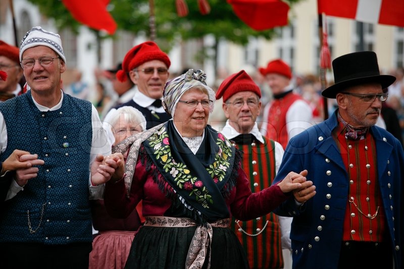Traditional Danish People