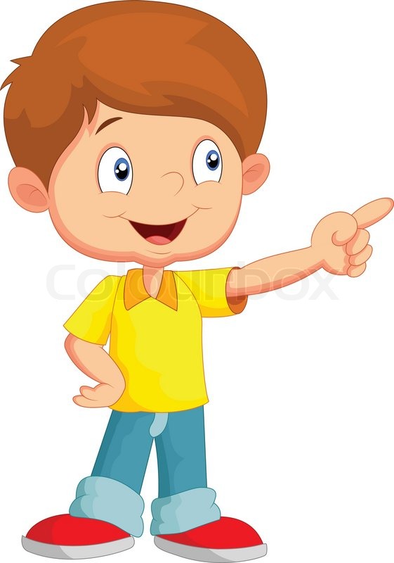 Junge, eine, pose | Vektorgrafik | Colourbox