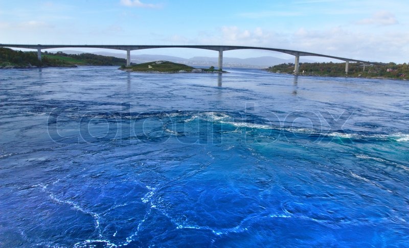 Saltstraumen bodø, norway, strongest ... | Stock image | Colourbox