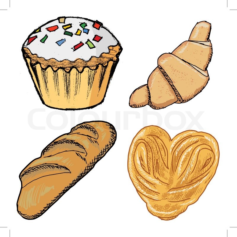 Set of hand drawn sketch illustrations ... | Stock vector | Colourbox