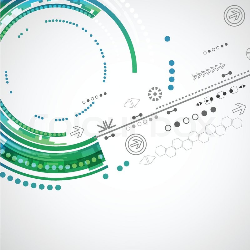 Abstract color technology ... | Stock vector | Colourbox