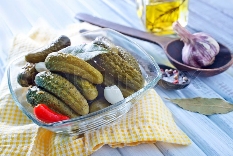 Pickled cucumbers | Stock image | Colourbox