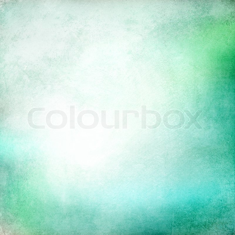 Cyan grunge background | Stock Photo | Colourbox
