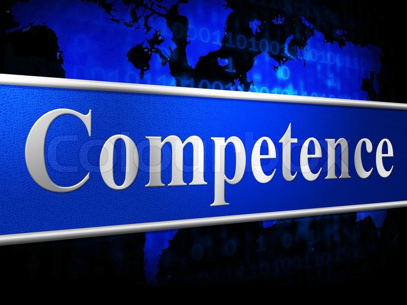 Competent Competence Indicates Skill ... | Stock image | Colourbox