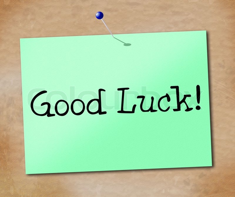 Good Luck Representing Lucky Sign And ... | Stock image | Colourbox
