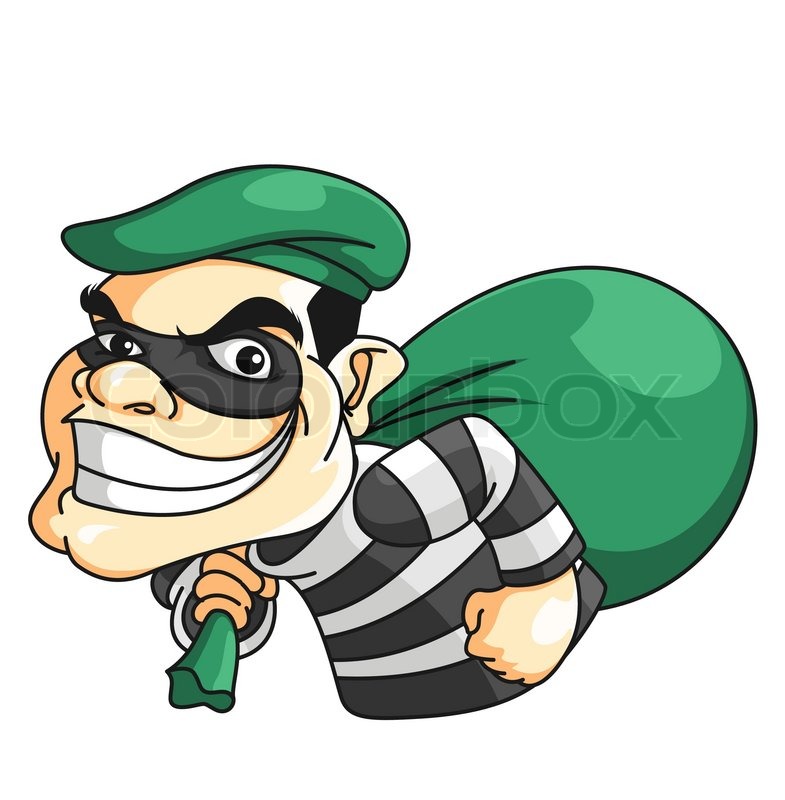 Burglar | Stock vector | Colourbox