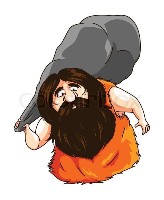 Stone Man | Stock vector | Colourbox