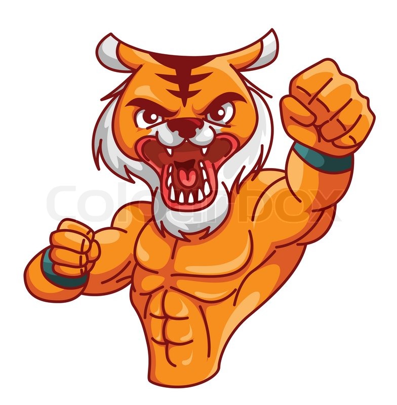 Tiger muscle | Stock vector | Colourbox