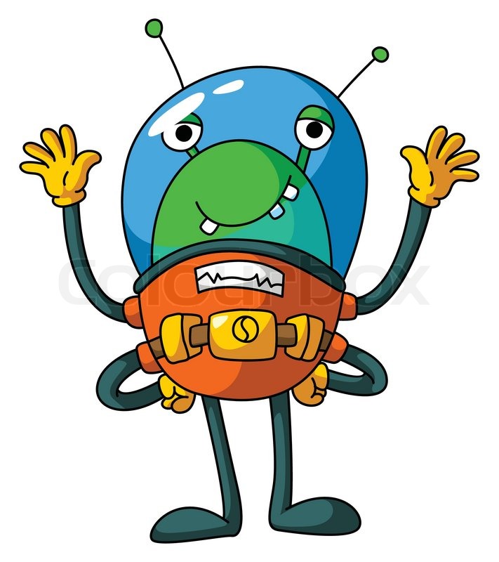 Alien | Stock vector | Colourbox