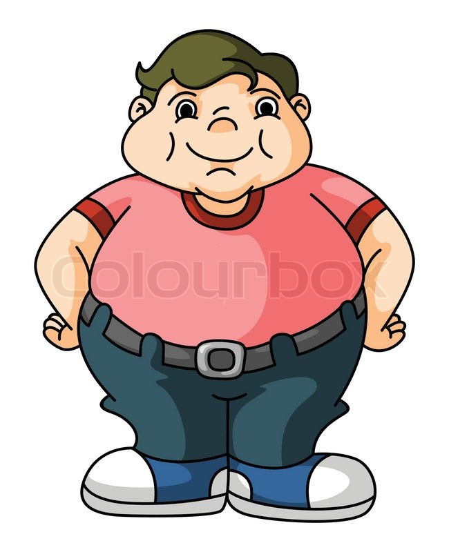Fat Boy | Stock vector | Colourbox