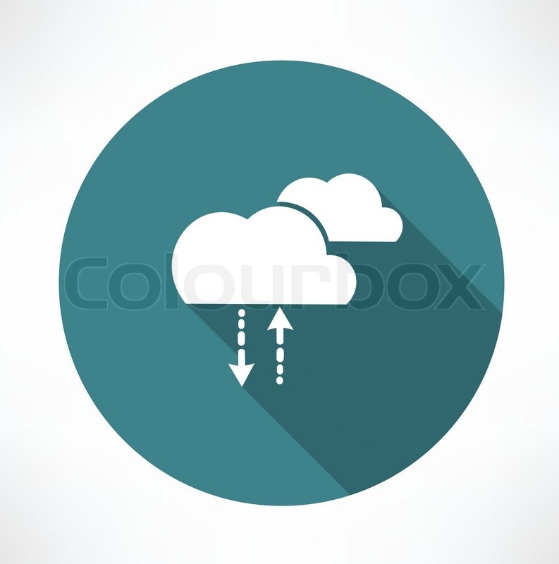 Cycle of precipitation icon | Stock vector | Colourbox
