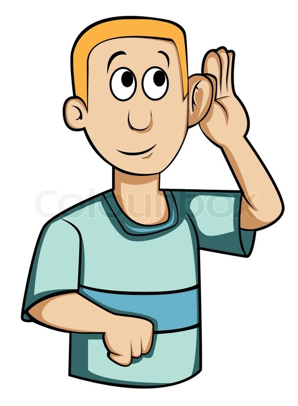 Listening | Stock Vector | Colourbox