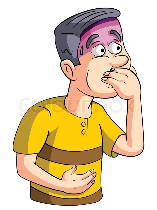 Cartoon Man Feeling Nauseous Stock Vector Adobe Stock, 43% OFF