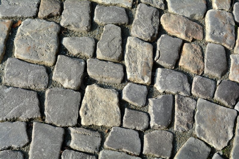 Cobblestones in the old town of ... | Stock image | Colourbox