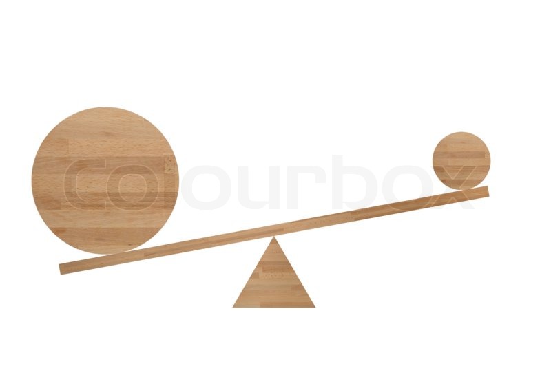 An abstract image of a set of balance ... | Stock image | Colourbox
