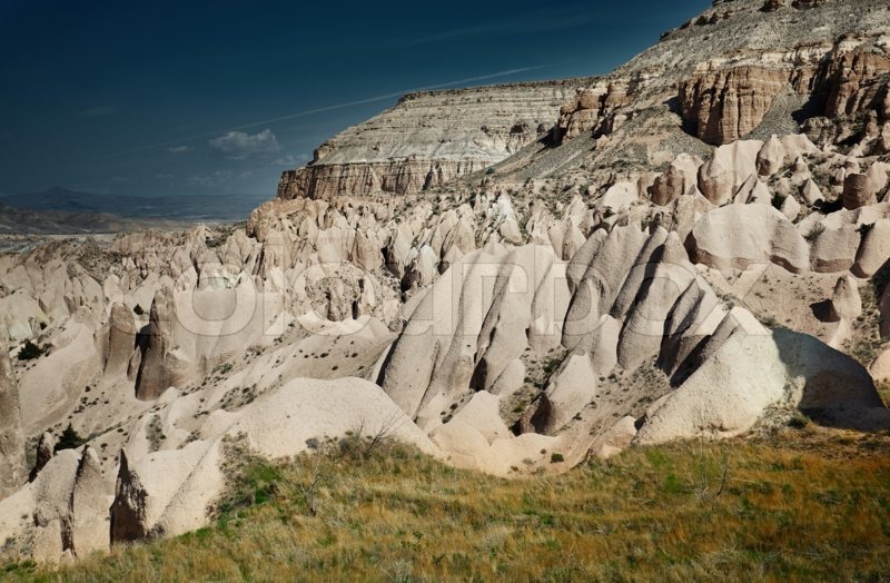 Rock formations of Cappadocia. Turkey. ... | Stock image | Colourbox