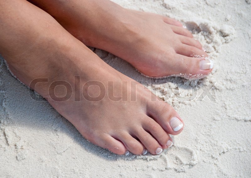 Relaxing at a beach, with beautiful ... | Stock image | Colourbox