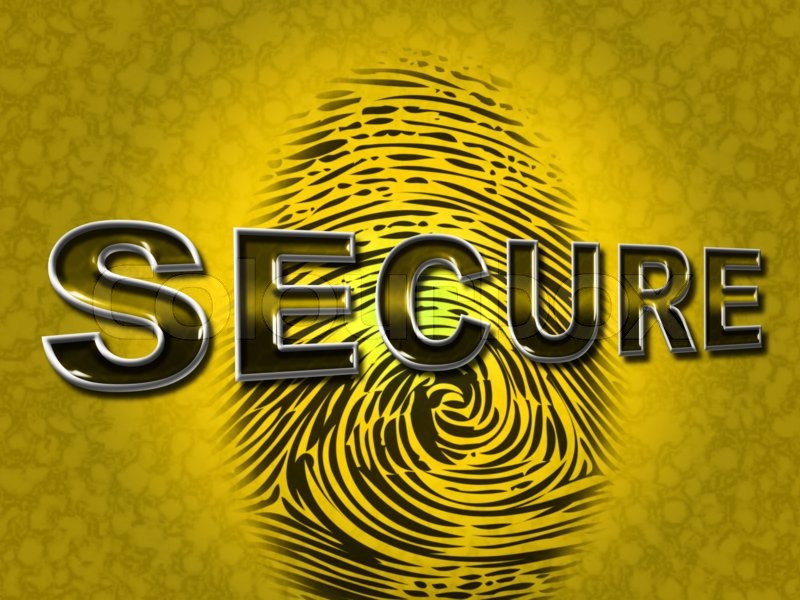 Secure Access Indicates Password ... | Stock image | Colourbox