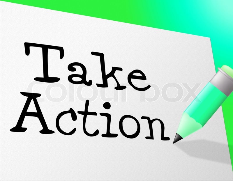 Take Action Representing At This Time ... | Stock image | Colourbox
