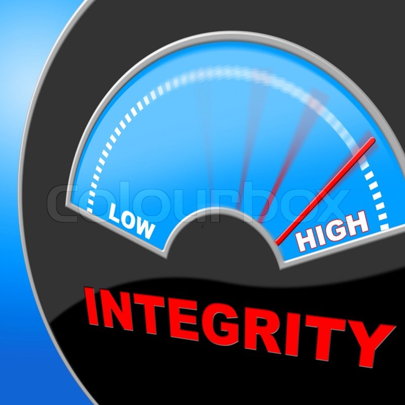 Integrity High Indicating Virtue Lots ... | Stock image | Colourbox
