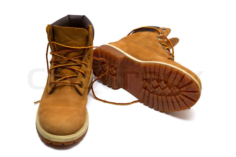 Boots on a white background | Stock image | Colourbox