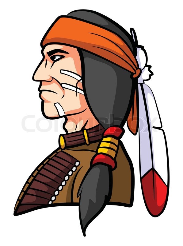 Apache Mascot | Stock vector | Colourbox