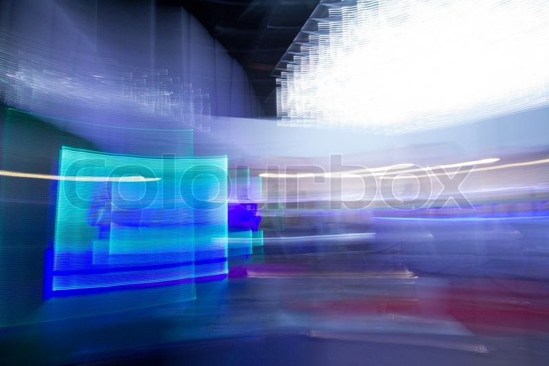 Backgrounds concept - blue futuristic ... | Stock image | Colourbox