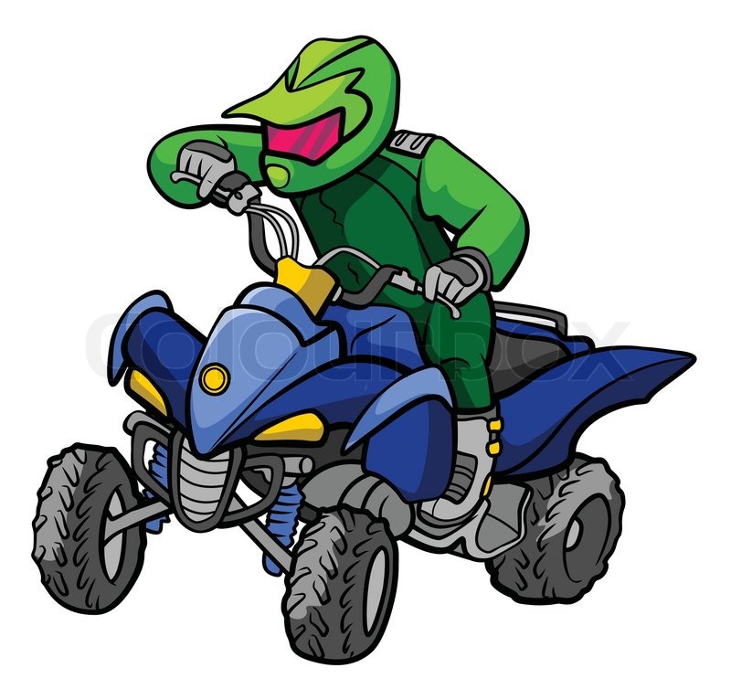 ATV moto | Stock vector | Colourbox