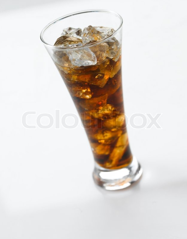 Beverage - cold soda on a glass | Stock Photo | Colourbox