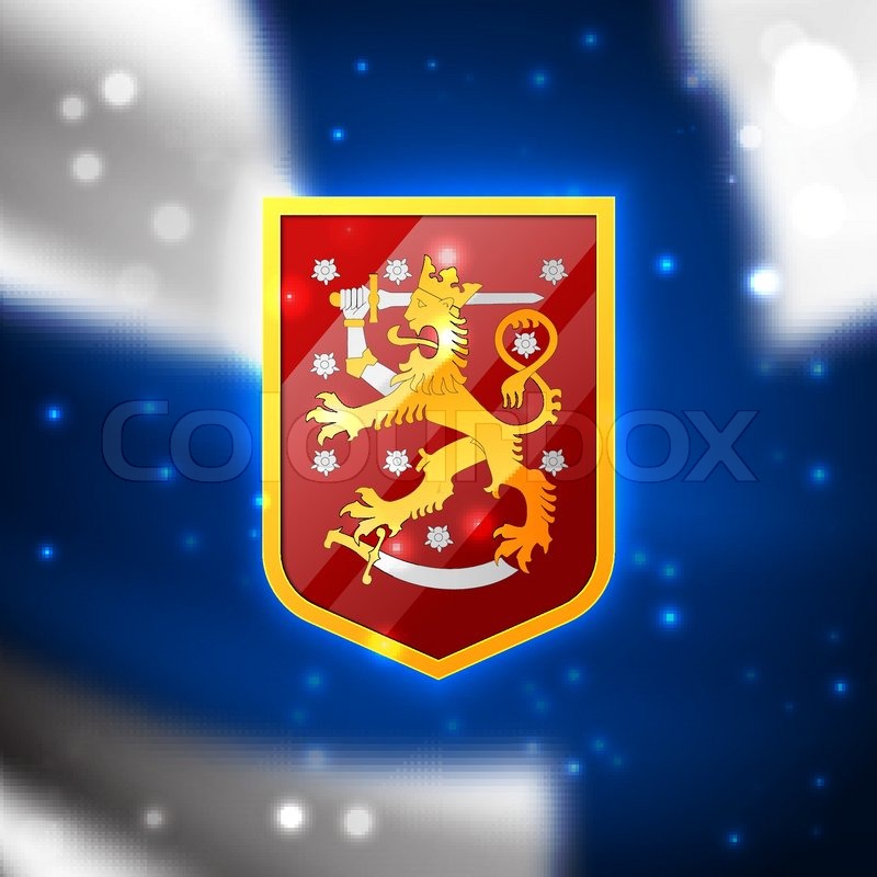 Coat of arms of Finland | Stock vector | Colourbox