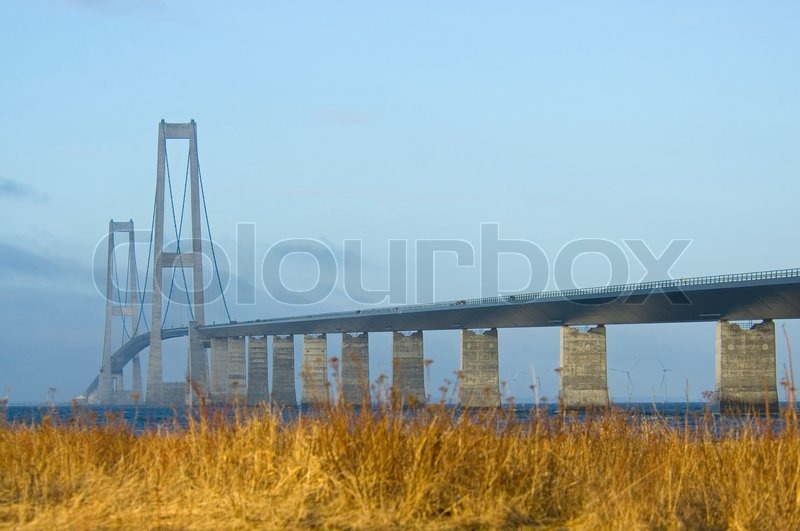 Storebælt, bridge, architecture | Stock Photo | Colourbox