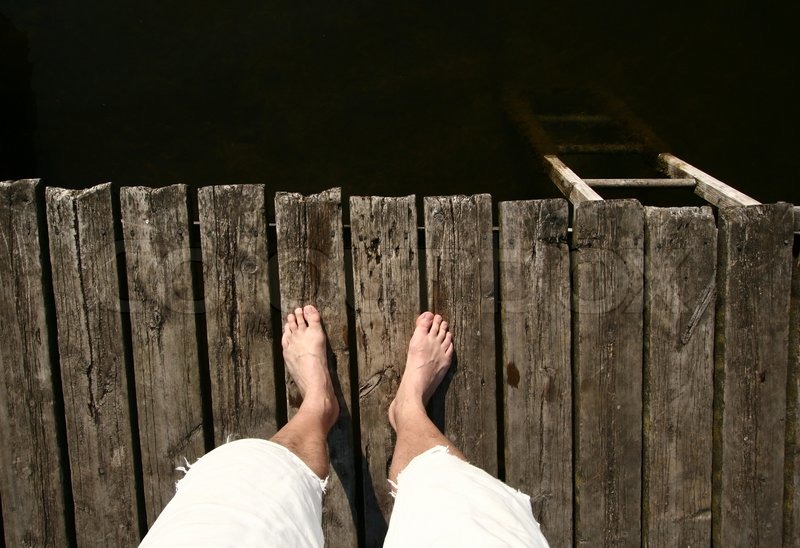 Looking Down From A Bridge