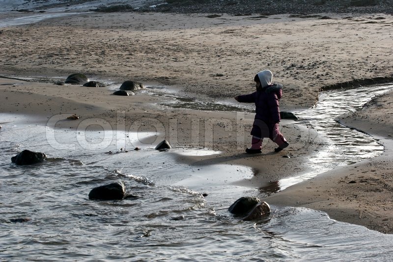 Beach in denmark in the north coast of ... | Stock image | Colourbox