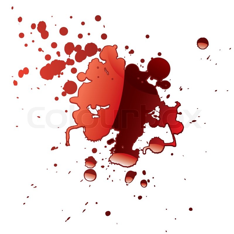 Pool of blood red fluid with light ... | Stock vector | Colourbox
