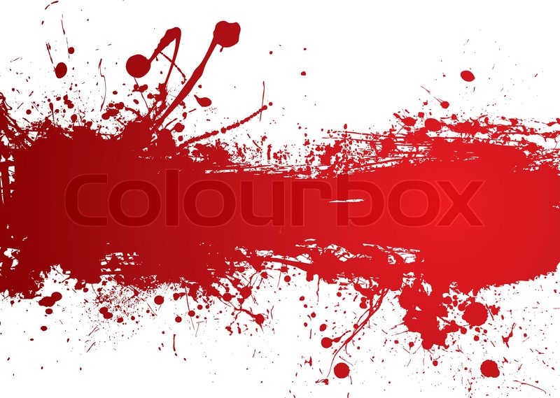 Blood red banner with room to add your ... | Stock vector | Colourbox